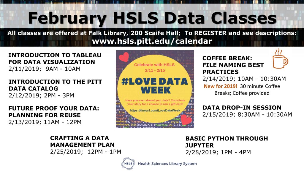 February Data Classes – What's New @ HSLS MolBio