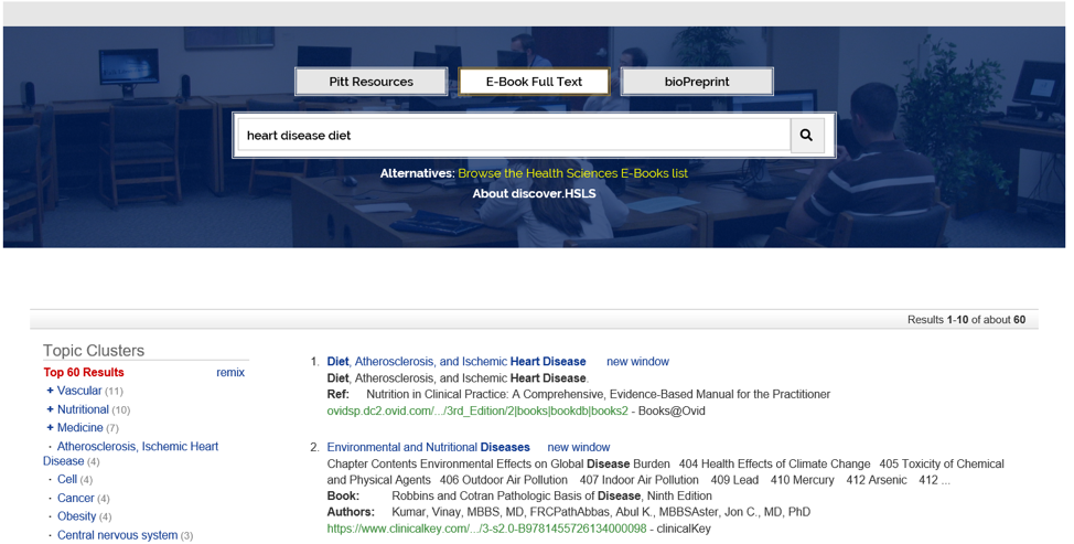 Search the Contents of Biomedical Books with E-Book Full Text Search ...